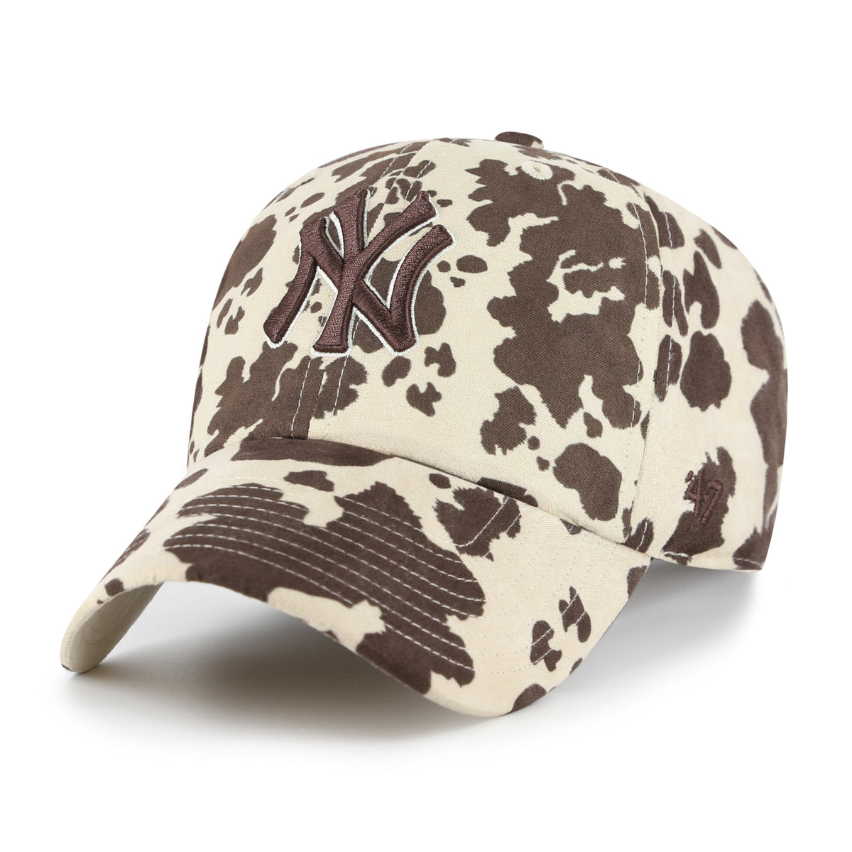 Gorra Clean Up Yankees MLB Bessie Cow Print | 47 Brand México